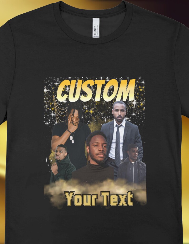 Custom Bootleg Rap T-shirt Template Retro Vintage 90's Style Digital ...