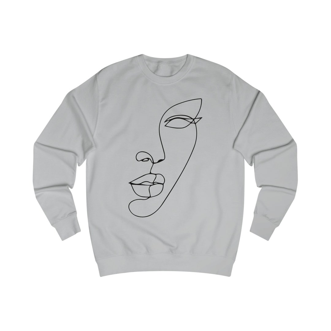 Abstract Face Sweatshirt, Shirt, Abstract Face, Sweatshirt, Abstract ...