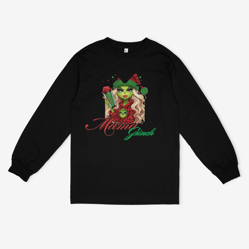MAMA Grinch Xmas PNG Bundle - Etsy