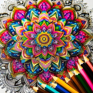 Peaceful Patterns: Mandalas to Color and Relax, Adult Coloring Book ...