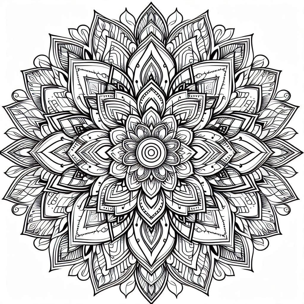 Peaceful Patterns: Mandalas to Color and Relax, Adult Coloring Book ...