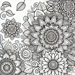 Mandala Garden Coloring Book,relaxing,flower Lovers,mindfulness ...