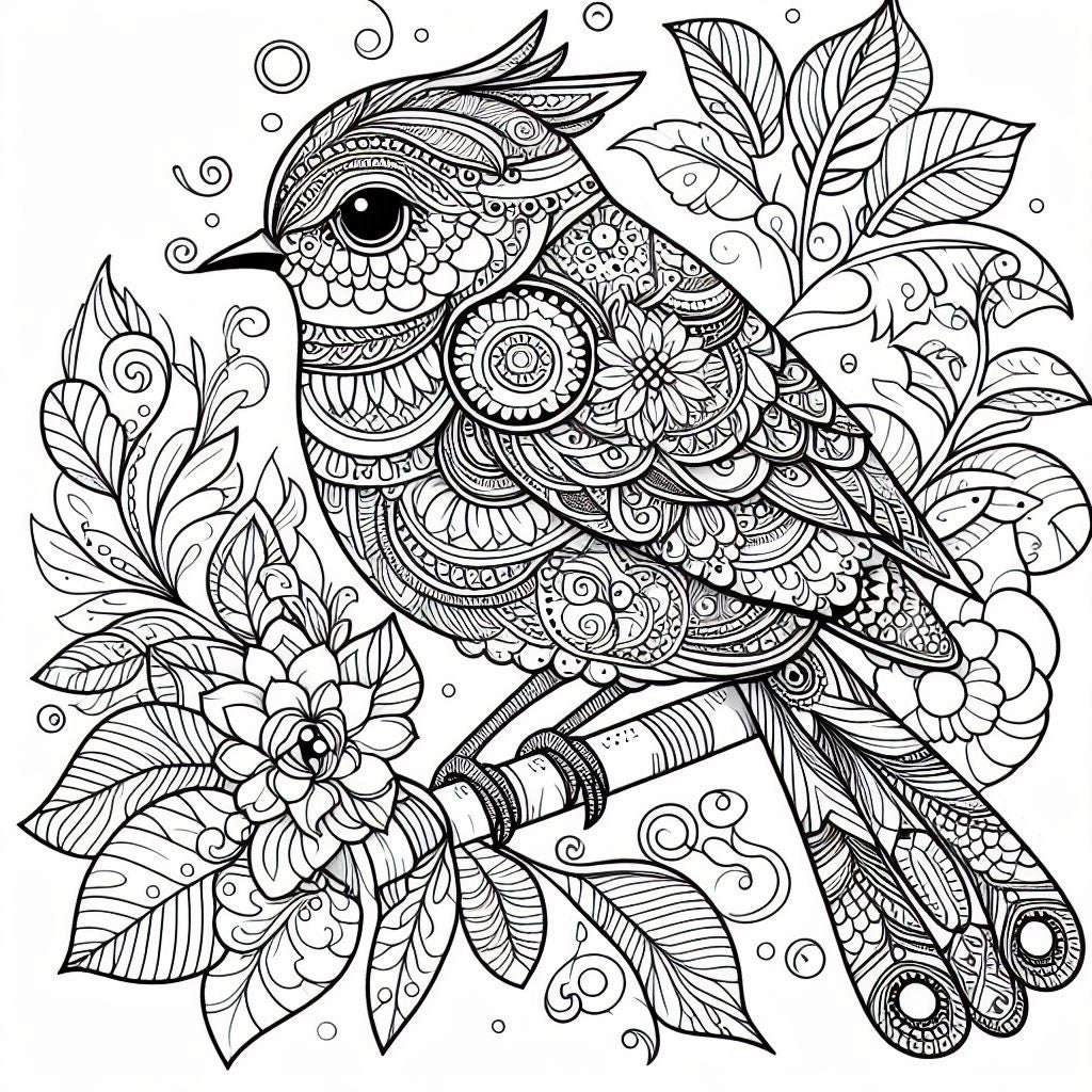 Nature Inspired Mandala Coloring Book,digital Download,printable ...