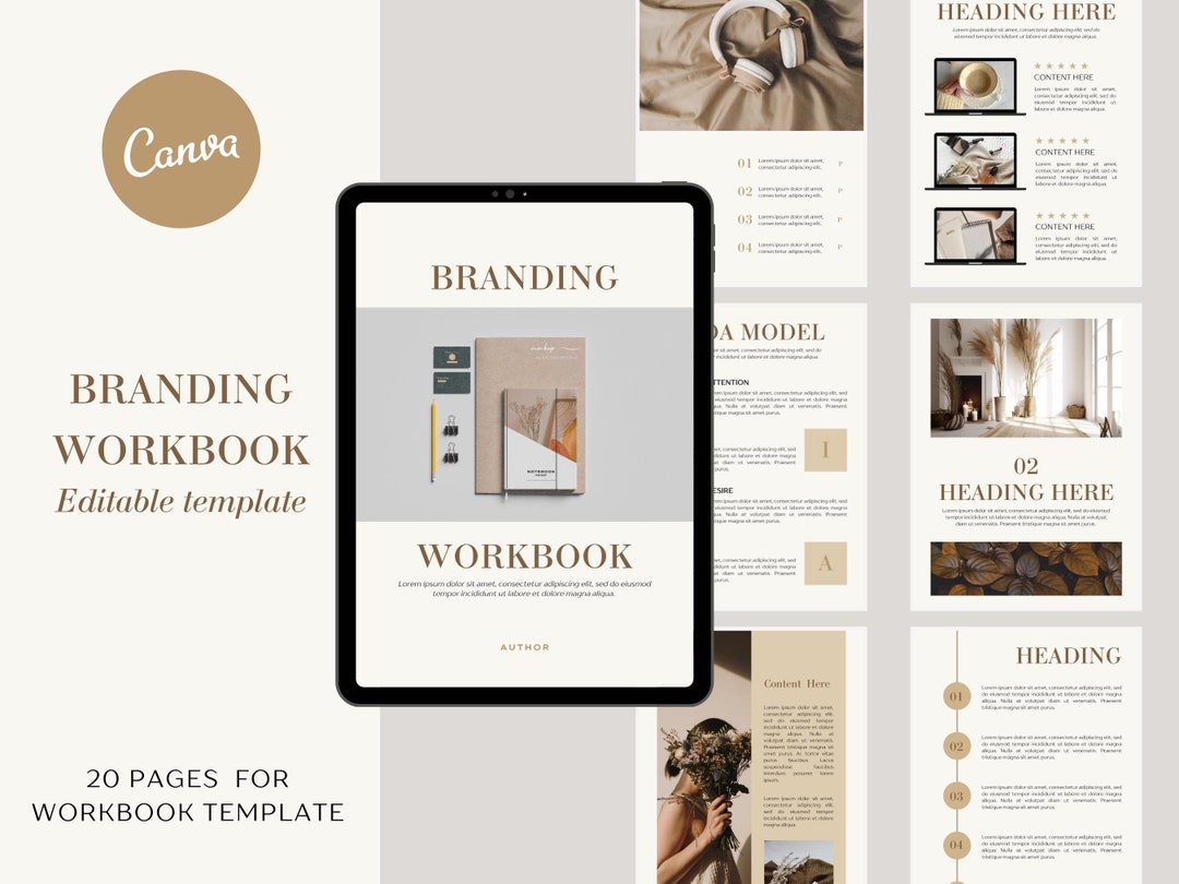 Branding Workbook | Brand Guidelines | Brand Guide | Branding Kit ...