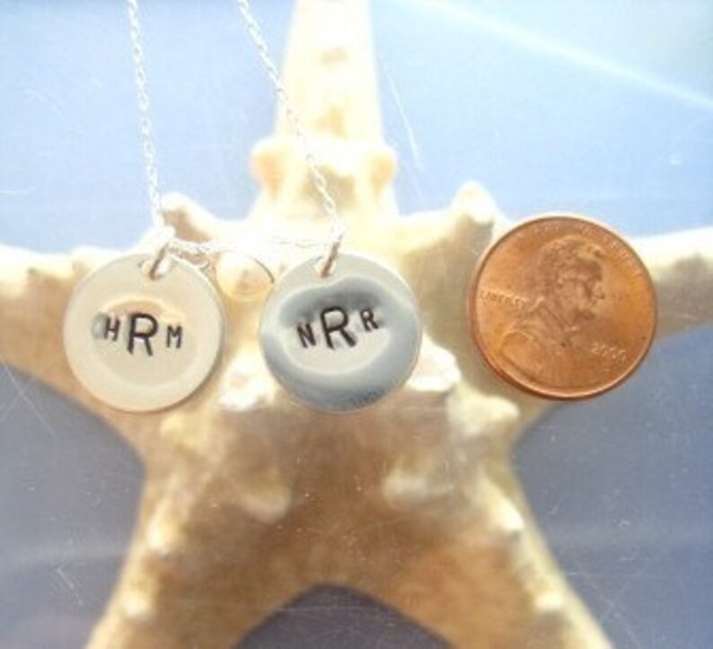 Personalized Monogram Charms Necklace monogrammed - Etsy
