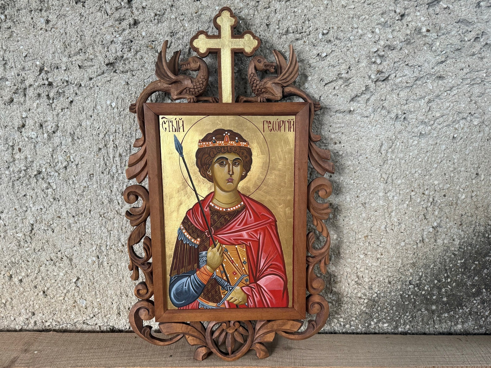 Orthodox Icon, Saint George, Saint Georgius, St George, Handmade Icon ...