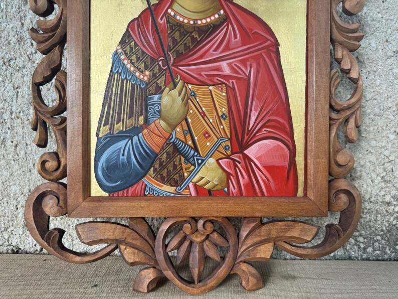 Orthodox Icon, Saint George, Saint Georgius, St George, Handmade Icon ...