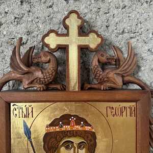 Orthodox Icon, Saint George, Saint Georgius, St George, Handmade Icon ...