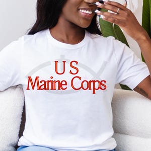 US Marine Corps PNG Image Sublimation Graphic Shirt Design Military ...