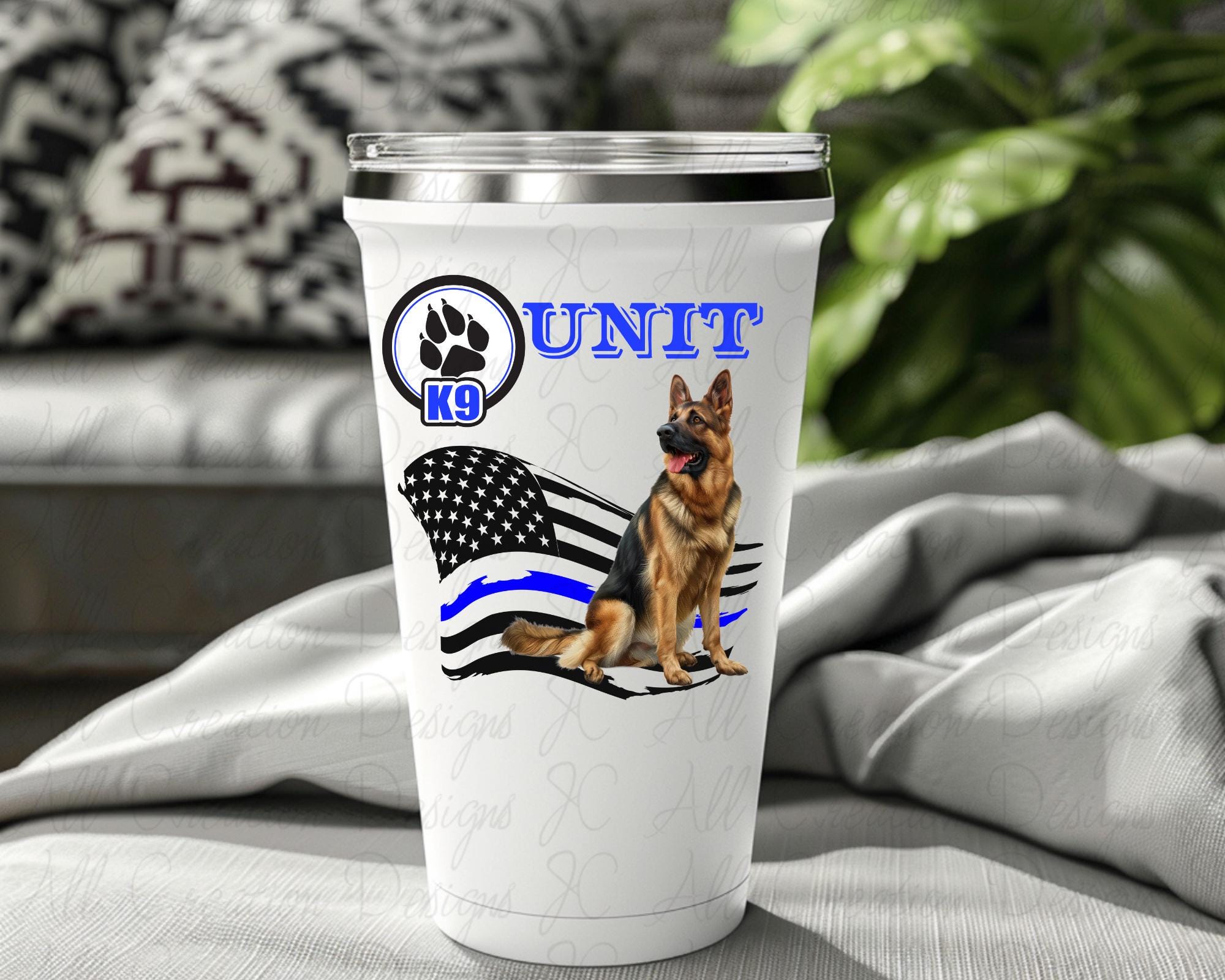 German Shepherd K9 PNG Image Sublimation Graphic Shirt Design Back the ...