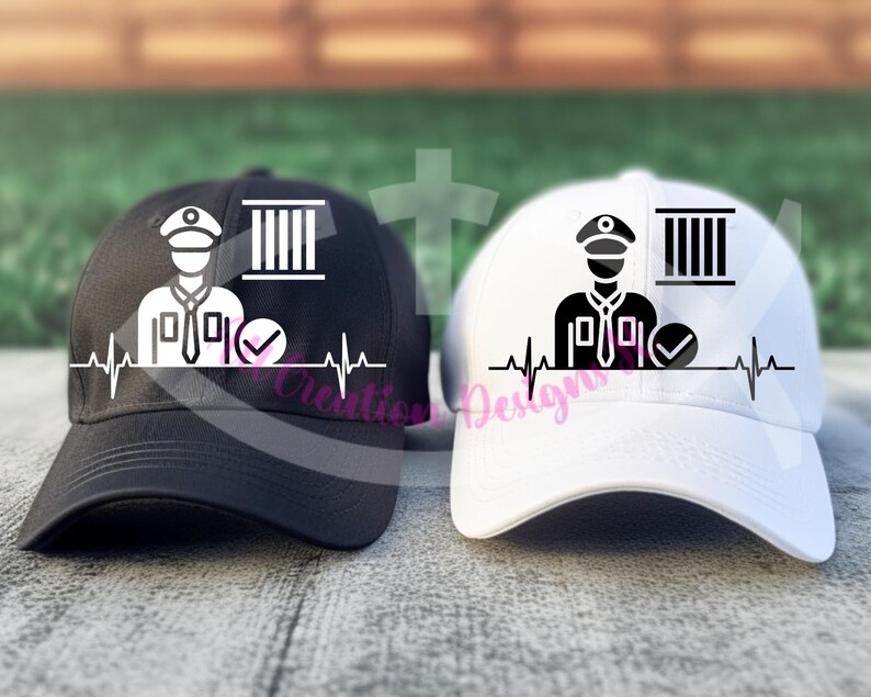 Correctional Officer Heartbeat PNG Image Sublimation Graphic Design ...