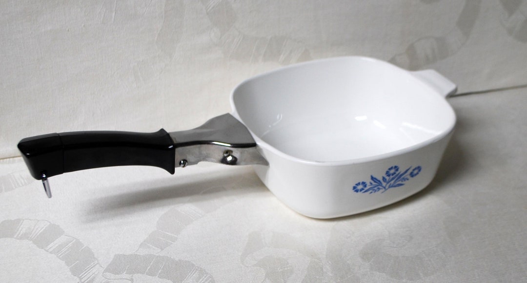 Vintage Corning Ware Heavy Duty Twist Lock Handle Pot Handle Blue ...