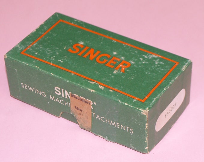 Vintage Singer Simanco Sewing Machine Feet Attachments Boxed Set Low ...