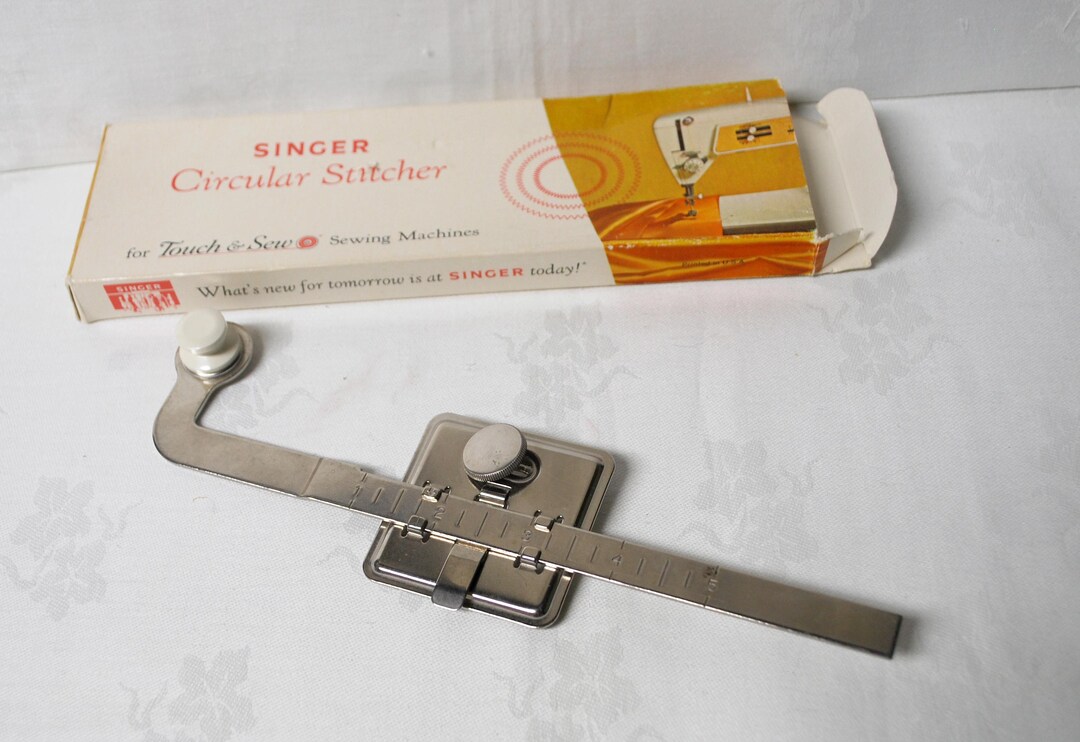 Singer 161847 Circular Stitcher Attachment In Box Etsy