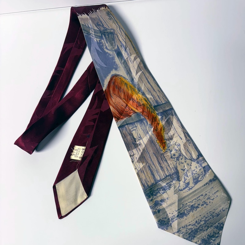 Vintage 1940s Novelty Tie - Etsy