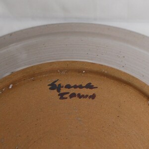AMANA Colonies BOWL IOWA Pottery Large Bowl Signed Spauk Blue Green ...
