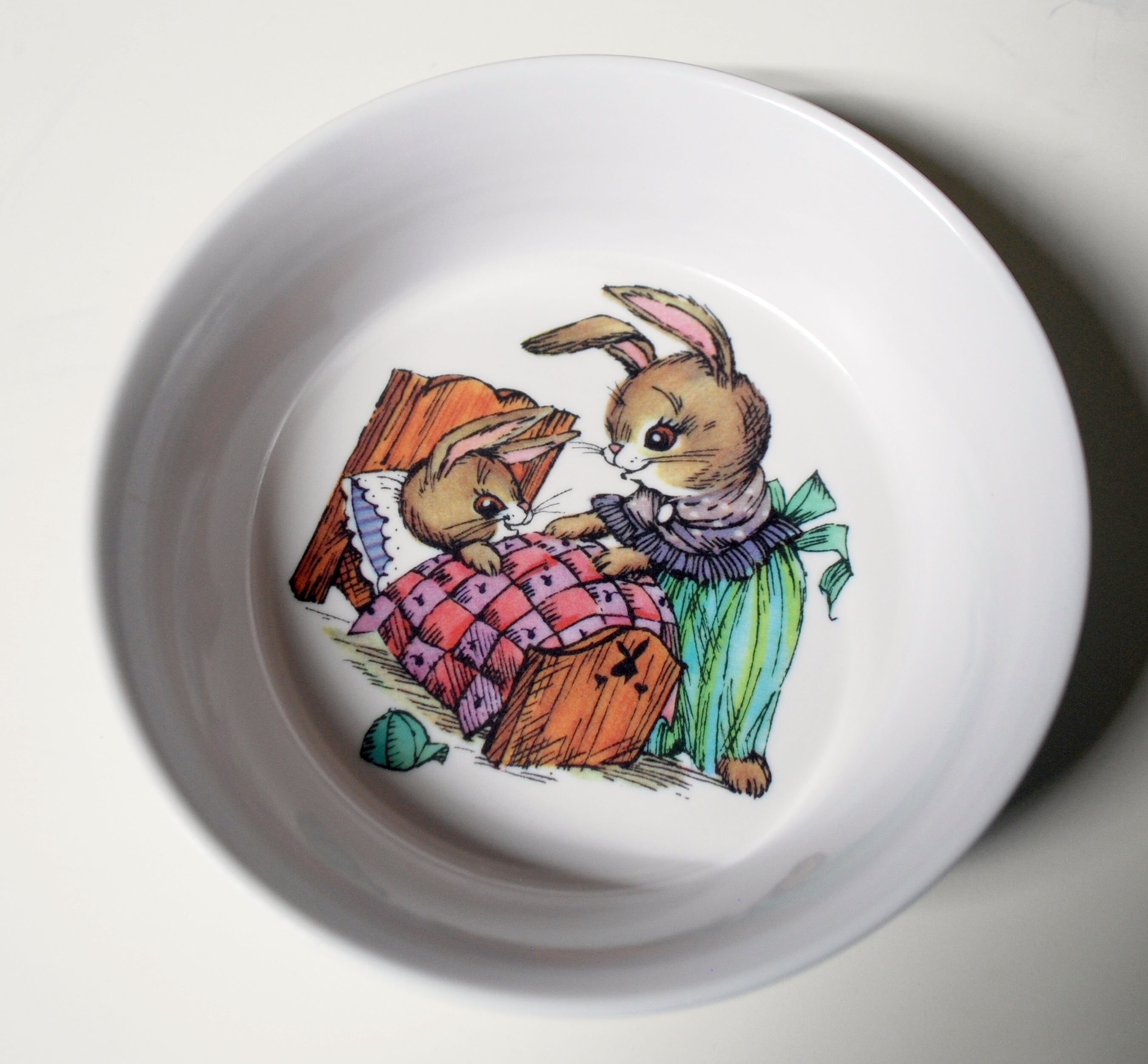 Vintage 1970's Peter Rabbit Bowl, Melamine, Mealmac, Childs Cereal Bowl ...