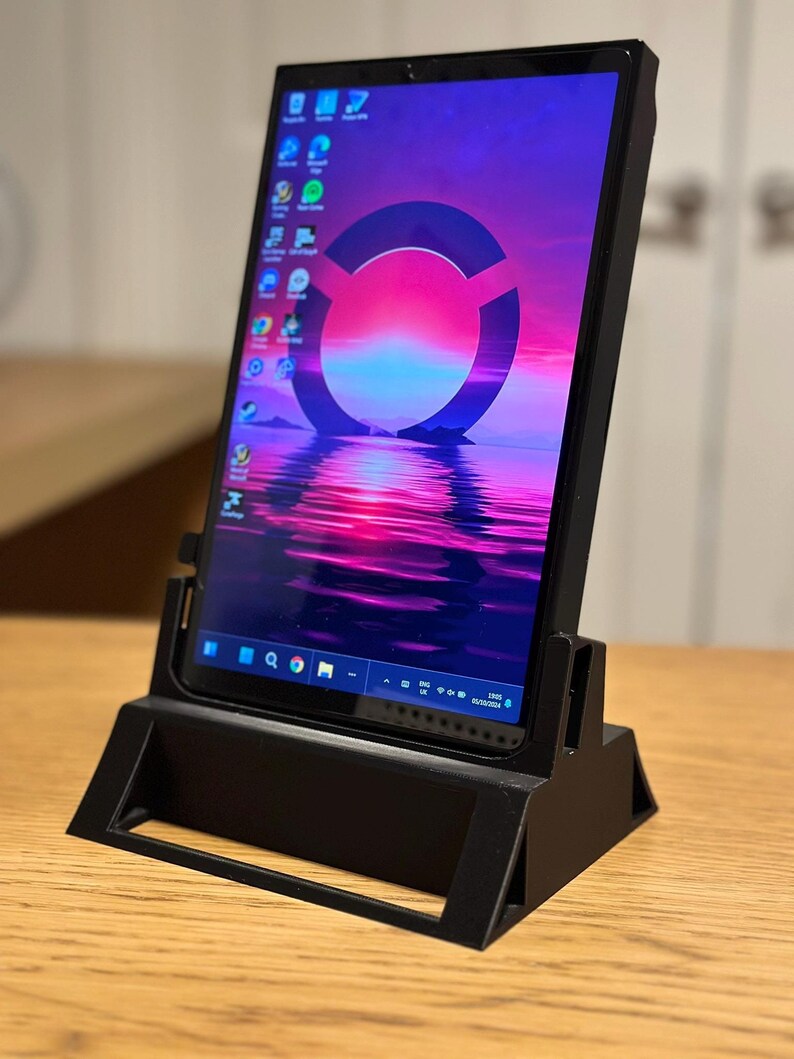 3D Printed Vertical Stand for Legion Go With JSAUX 5-in-1 Docking ...