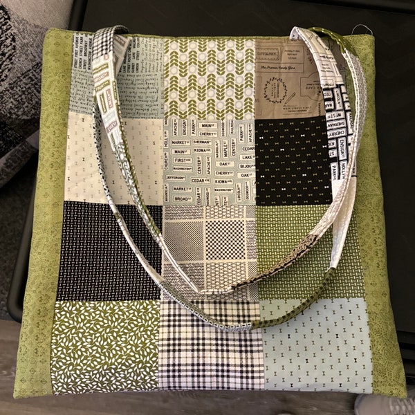 Green Patchwork - Etsy