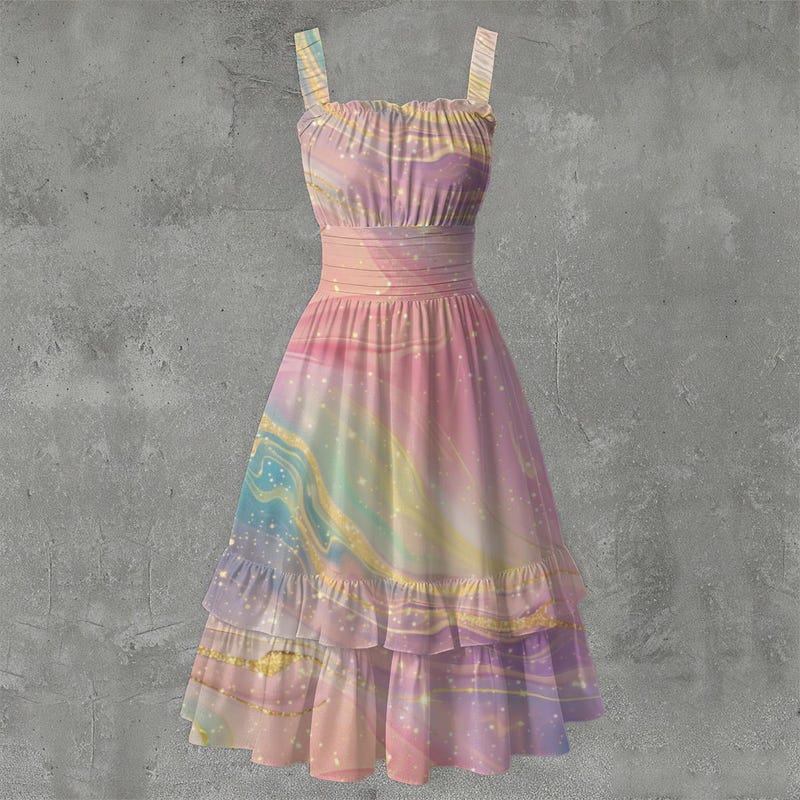 Pastel Fairy Midi Dress - Etsy