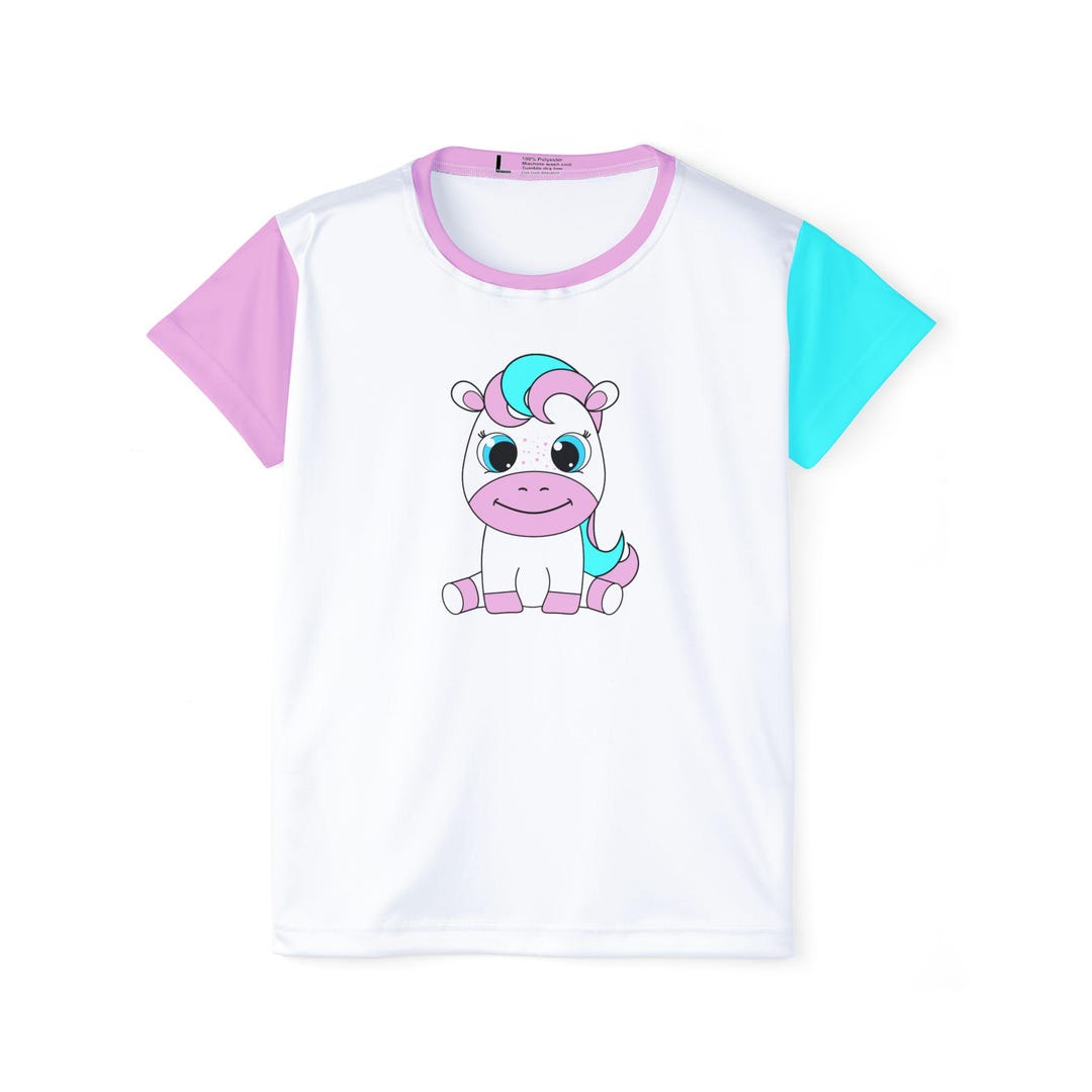 Kawaii Pony Sports Jersey: Women's Athletic Workout Shirt - Etsy