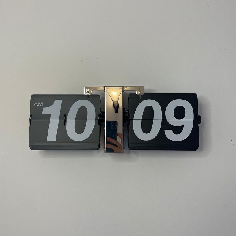 Wall Flip Clock , Vintage Flip Clock ,retro Flip Clock ,page Turning Clock, Black Flip Clock ...