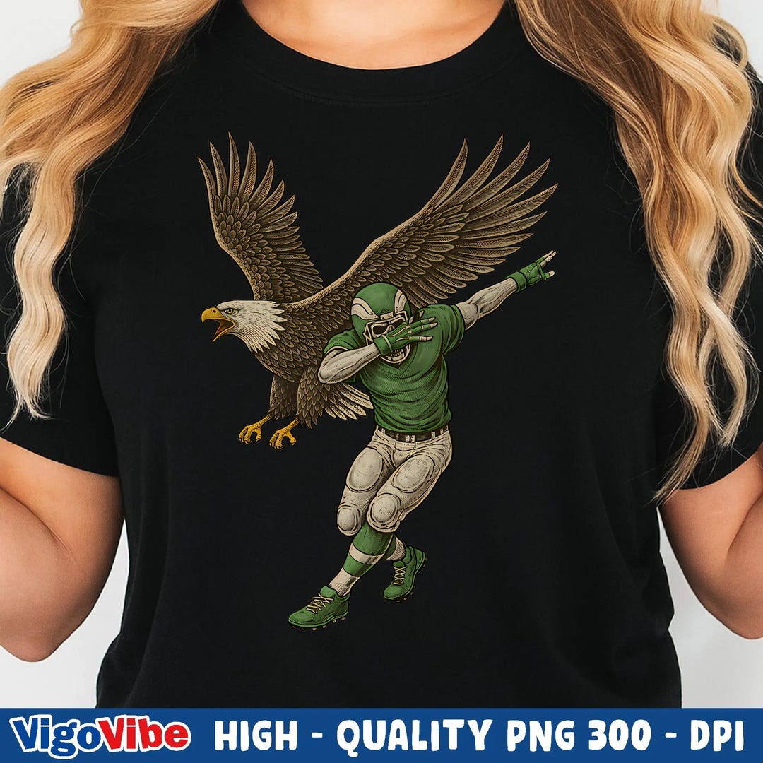 Eagles Skeleton Dabbing Football PNG | Instant Download - Etsy