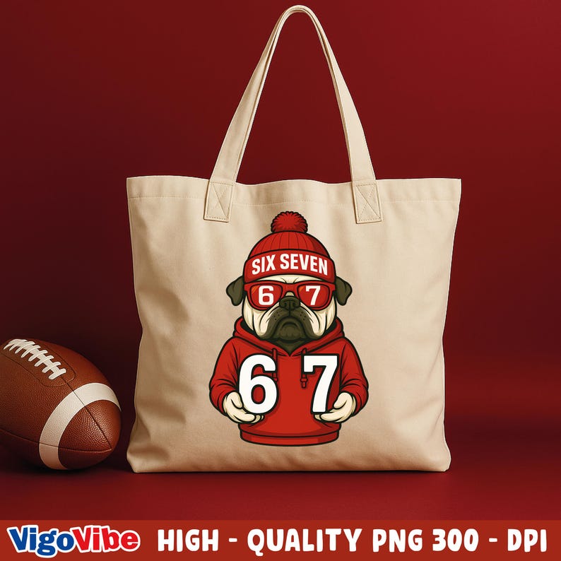 Bulldog 67 SIX SEVEN PNG / Bulldogs Meme 67 | Instant Download - Etsy