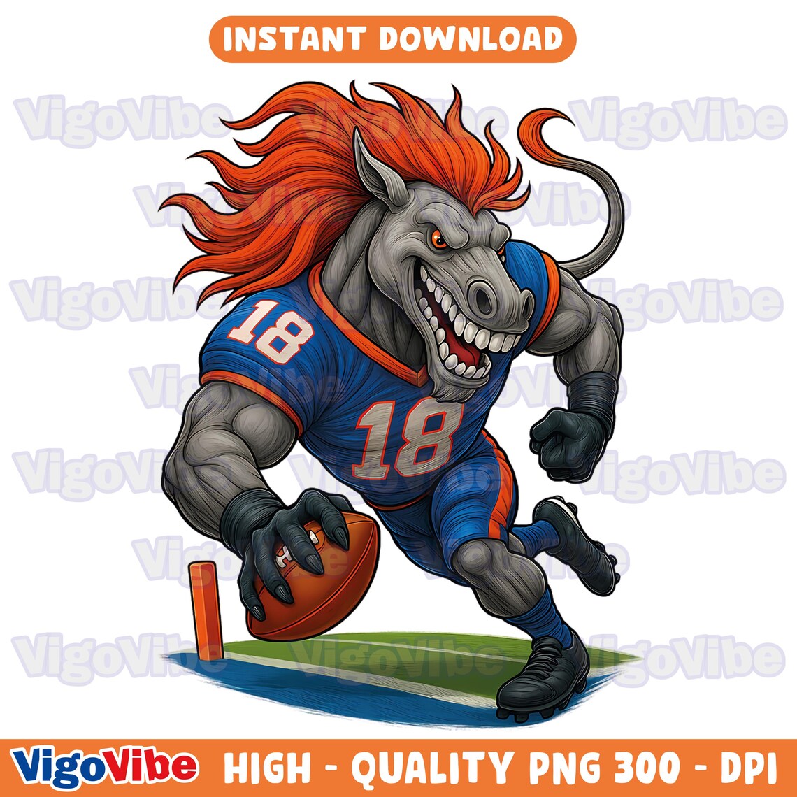 Bronco Game Day PNG / Broncos Lovers | Instant Download - Etsy