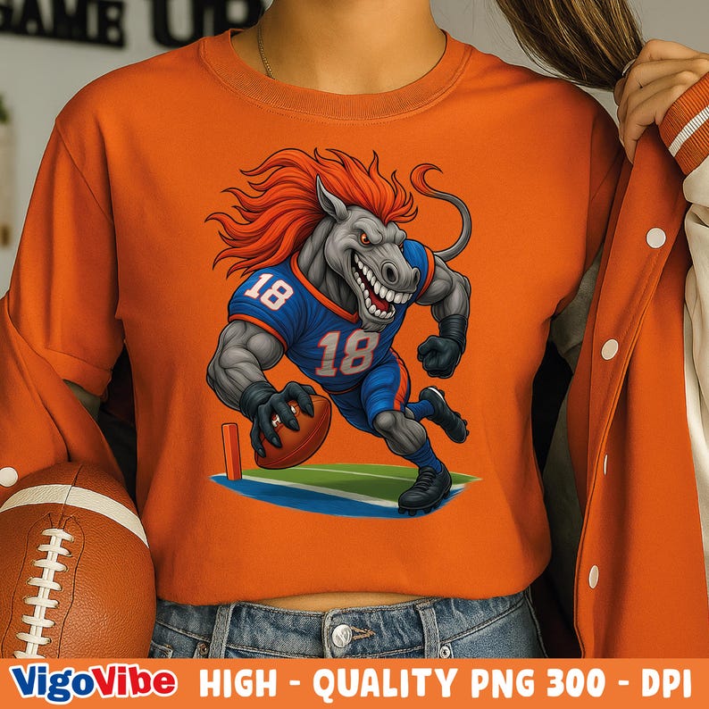 Bronco Game Day PNG / Broncos Lovers | Instant Download - Etsy