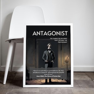 Educational Literary Elements Posters for Classroom, Set of 12, Vintage ...