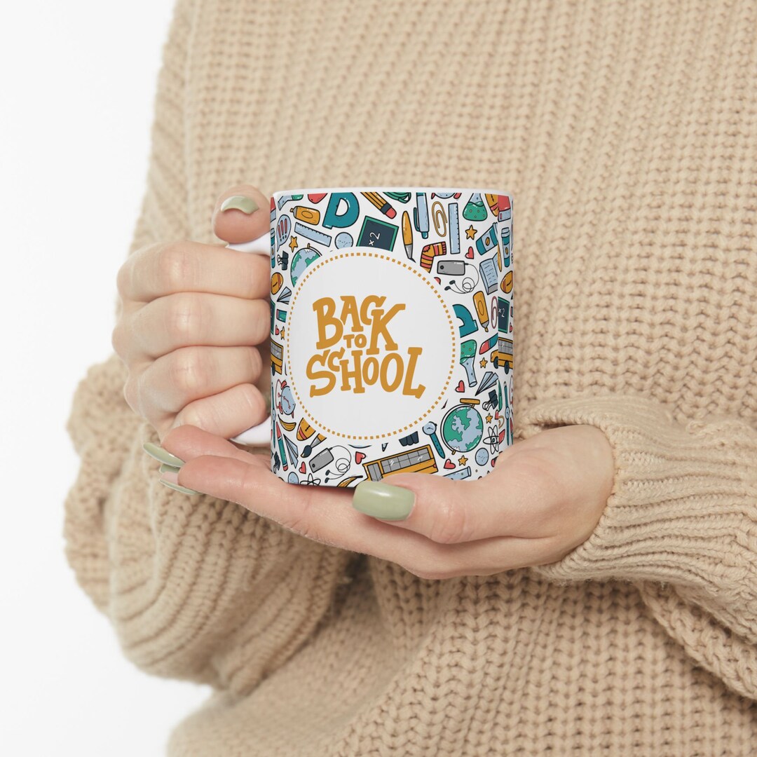 FREE SHIPPING Back to School Ceramic Mug,perfect Gift for Student and ...
