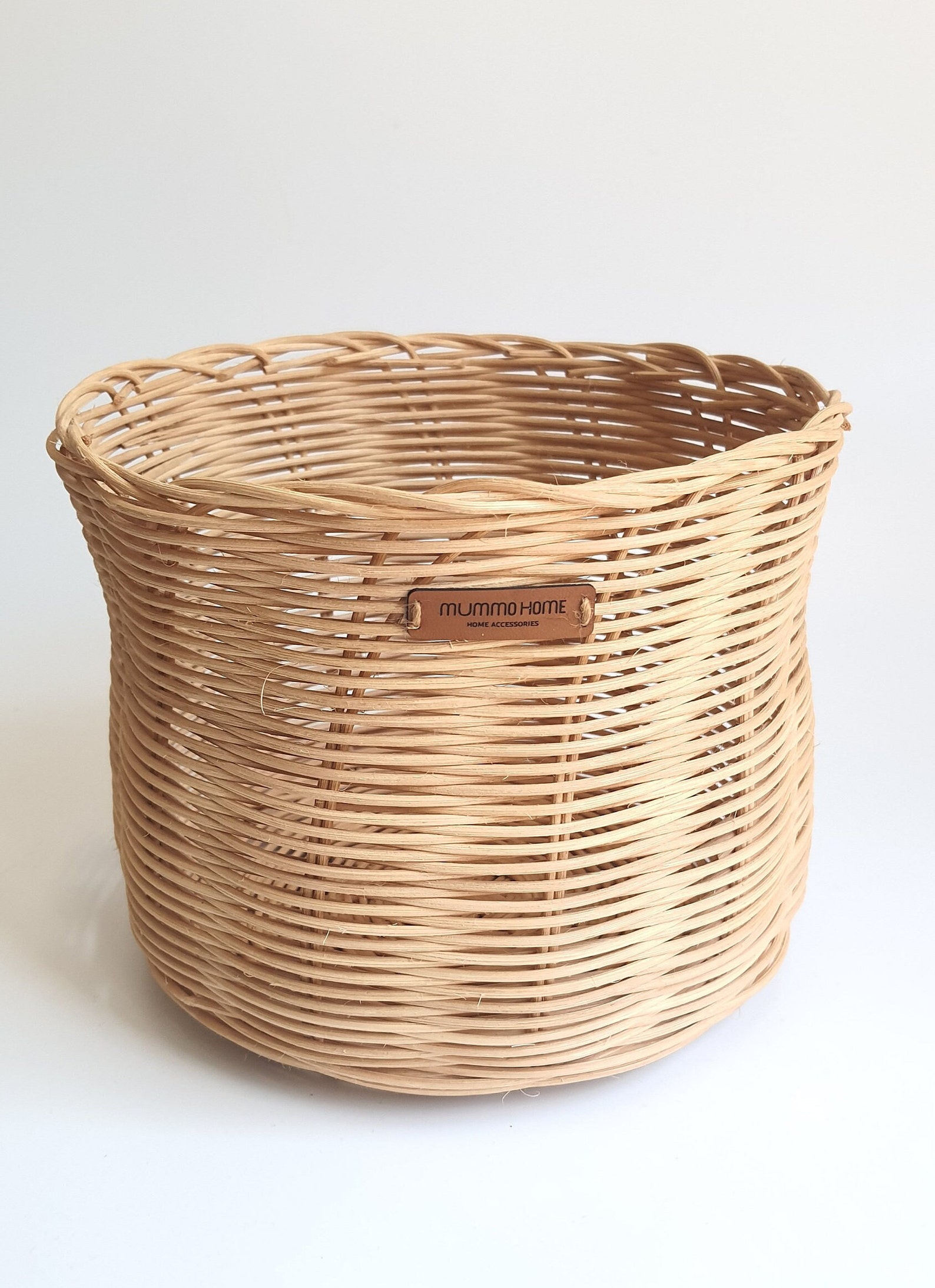 Rattan Basket,bamboo Decor,wicker Decorative Baskets,round Basket ...