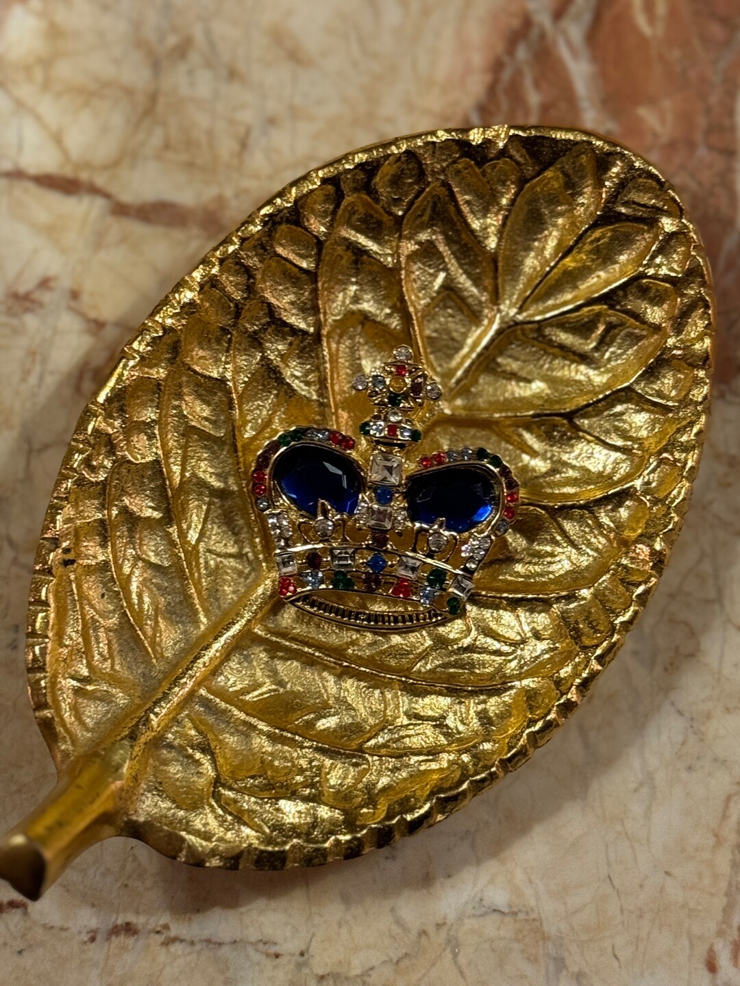 Romanov Faberge Imperial State Crown Brooch Blue - Etsy