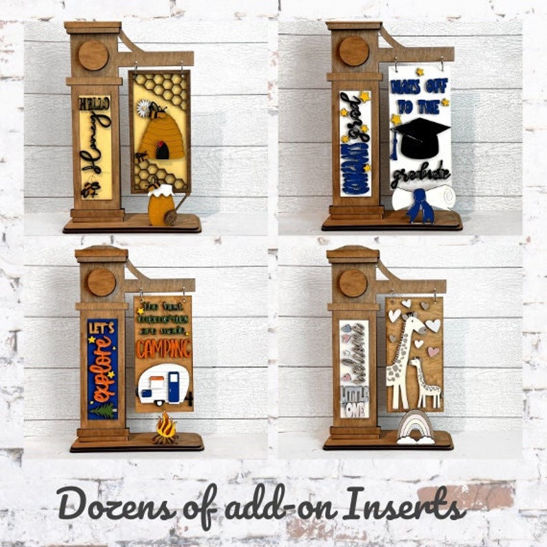 Welcome to Our Home Add-on for Slim Sign Post Holder DIY Wood Blanks ...