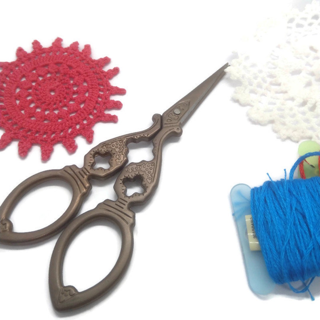 Rust Embroidery Scissors Cross Stitch Sewing Needlepoint Quilting ...