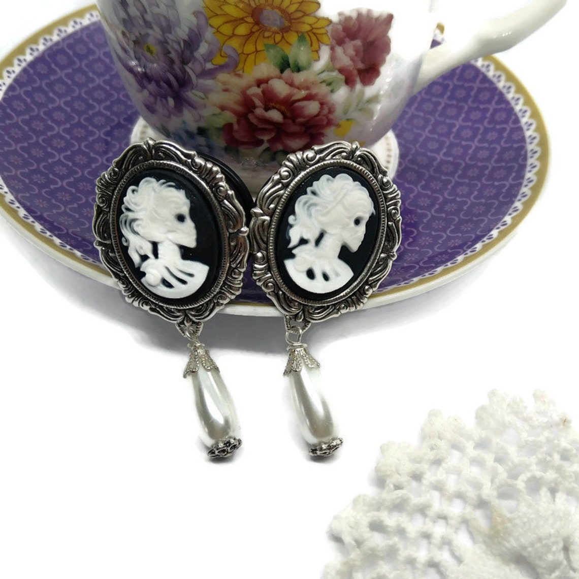 1 inch 25mm Skull Plugs-Stretched Ears-Wedding Plugs-Custom | Etsy