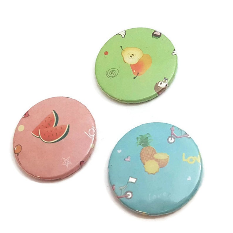 Watermelon Magnet-button Magnets-fridge Magnets-refrigerator - Etsy
