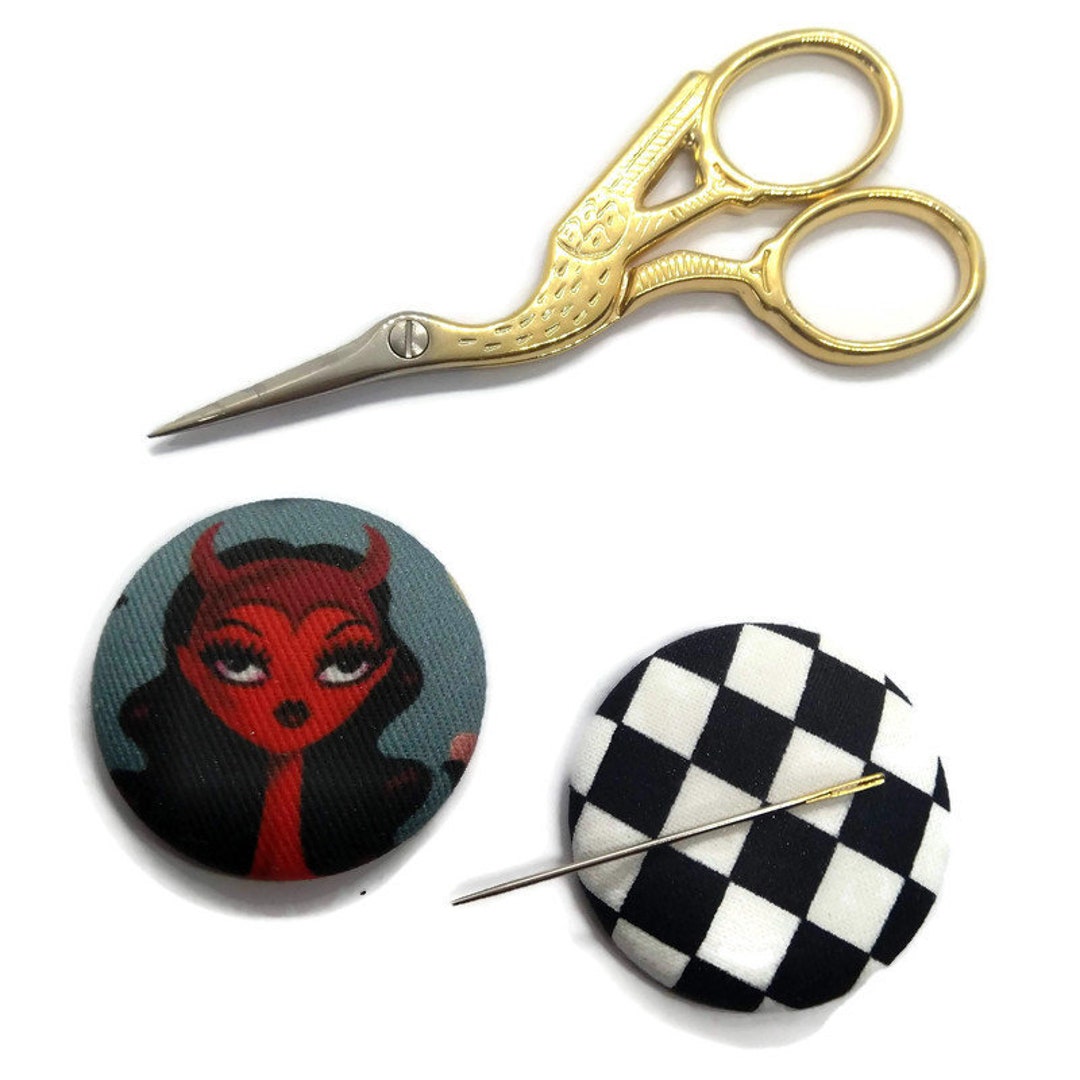 Devil Girl Needle Minder-goth Needleminder-cross Stitch-needlepoint ...