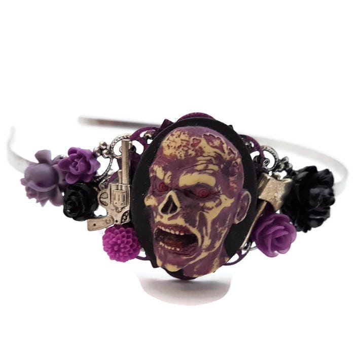 Zombie Headband-Zombie Wedding-Undead Bride-Halloween | Etsy