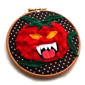 Mel Pumpkin Patch Monster-halloween Gift-keep Out Sign-spooky Art-man ...