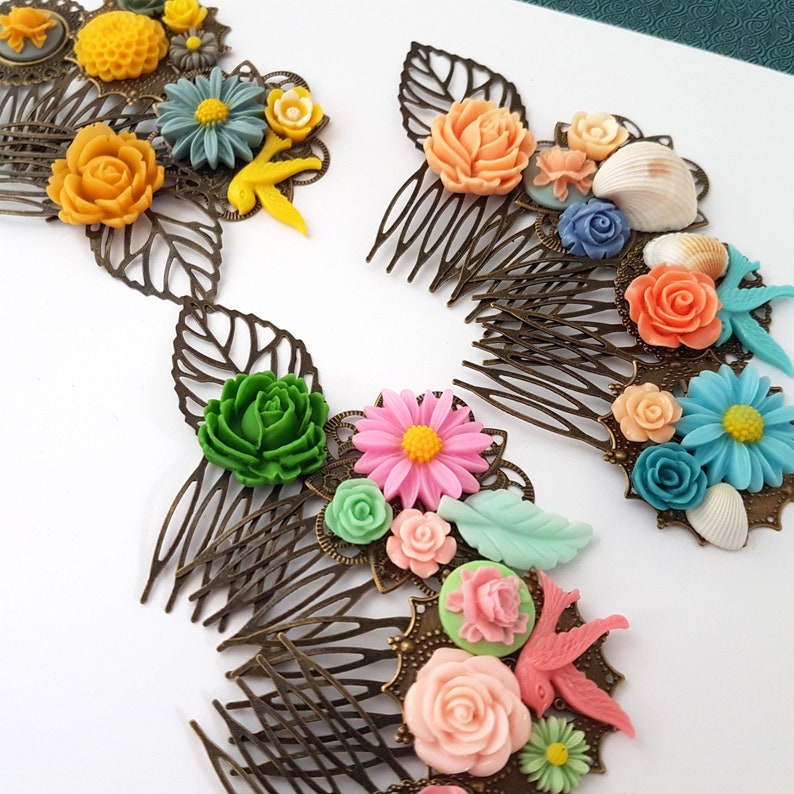 Lady Combs-wedding Combs-fashion Combs-burlesque Hair-hair - Etsy