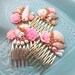 Mini Floral Cluster Hair Clips-set of Two-bright Colored - Etsy