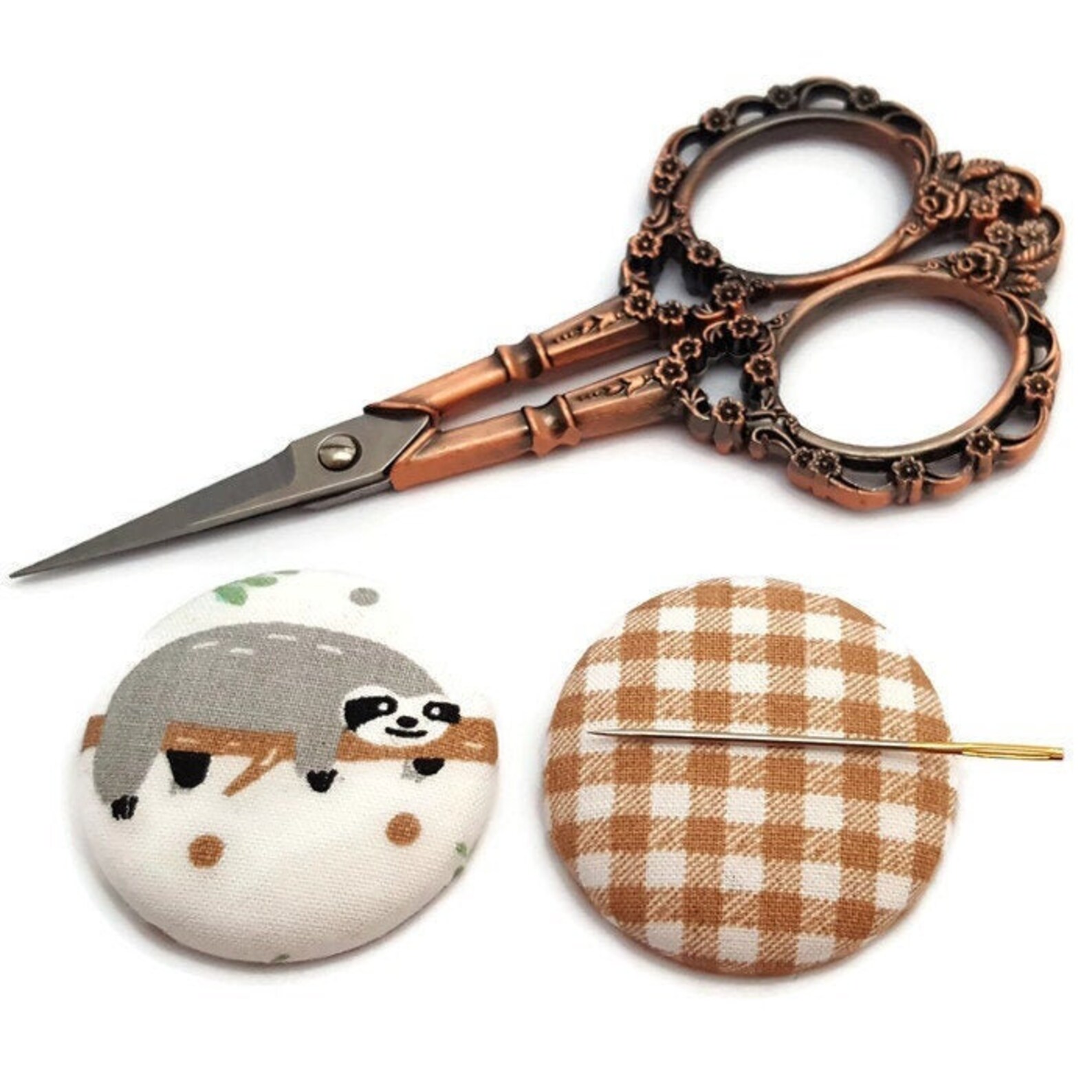 Sloth Needle Minder Reversible Needleminder Magnetic Cross - Etsy