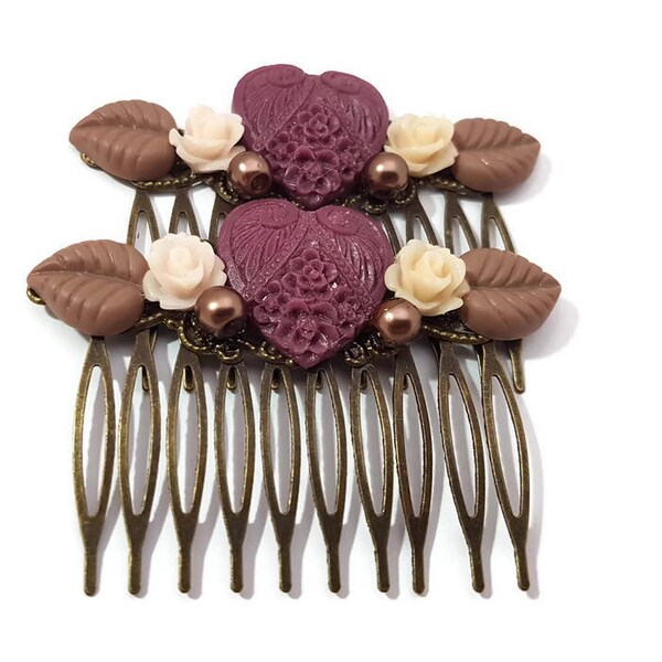 Heart Bobby Pins - Etsy