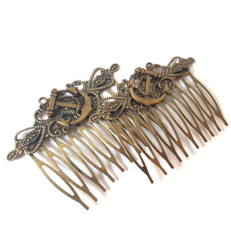 Nautical Hair Comb - Etsy