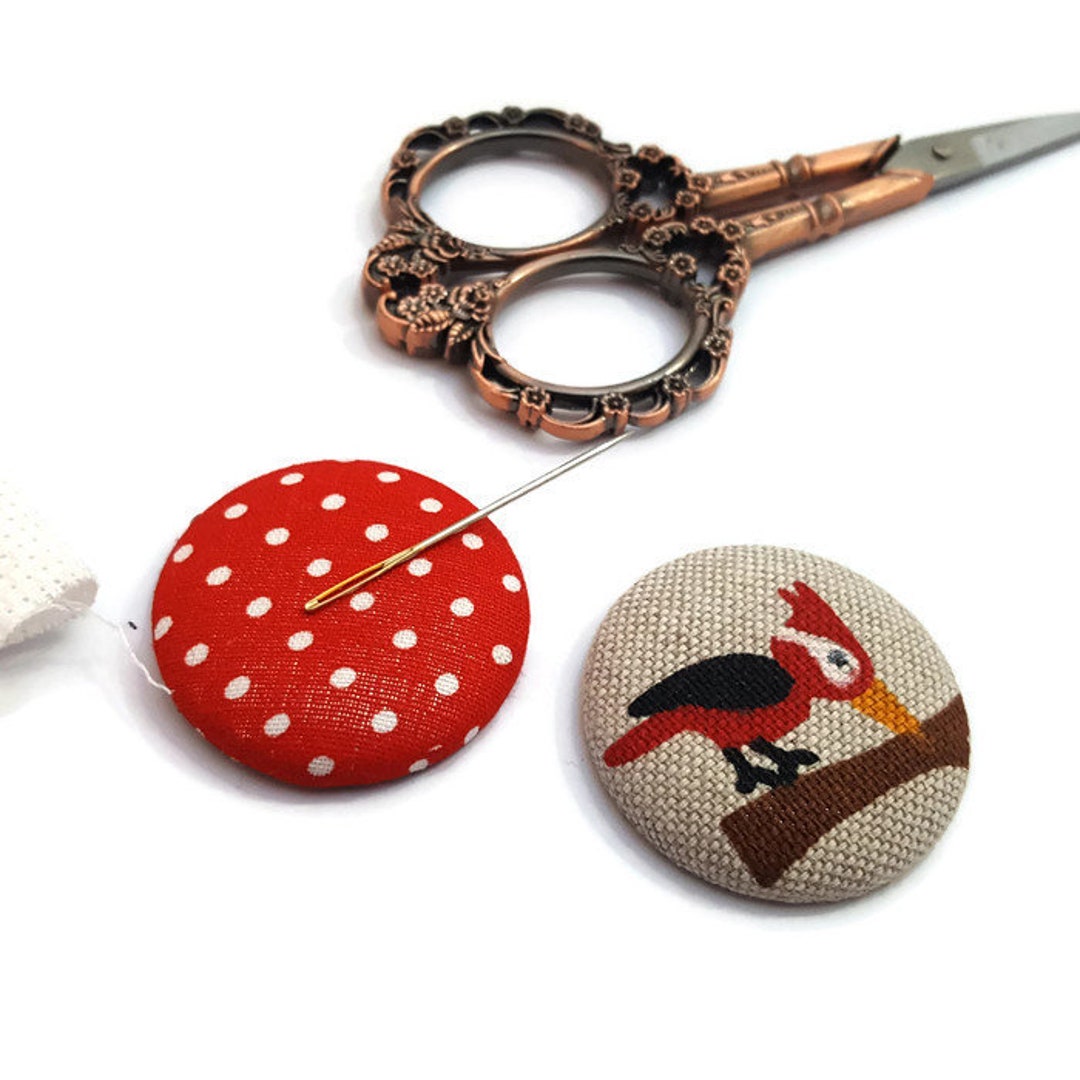 Woodpecker Needle Minder-reversible Needleminder-bird-magnetic-cross ...