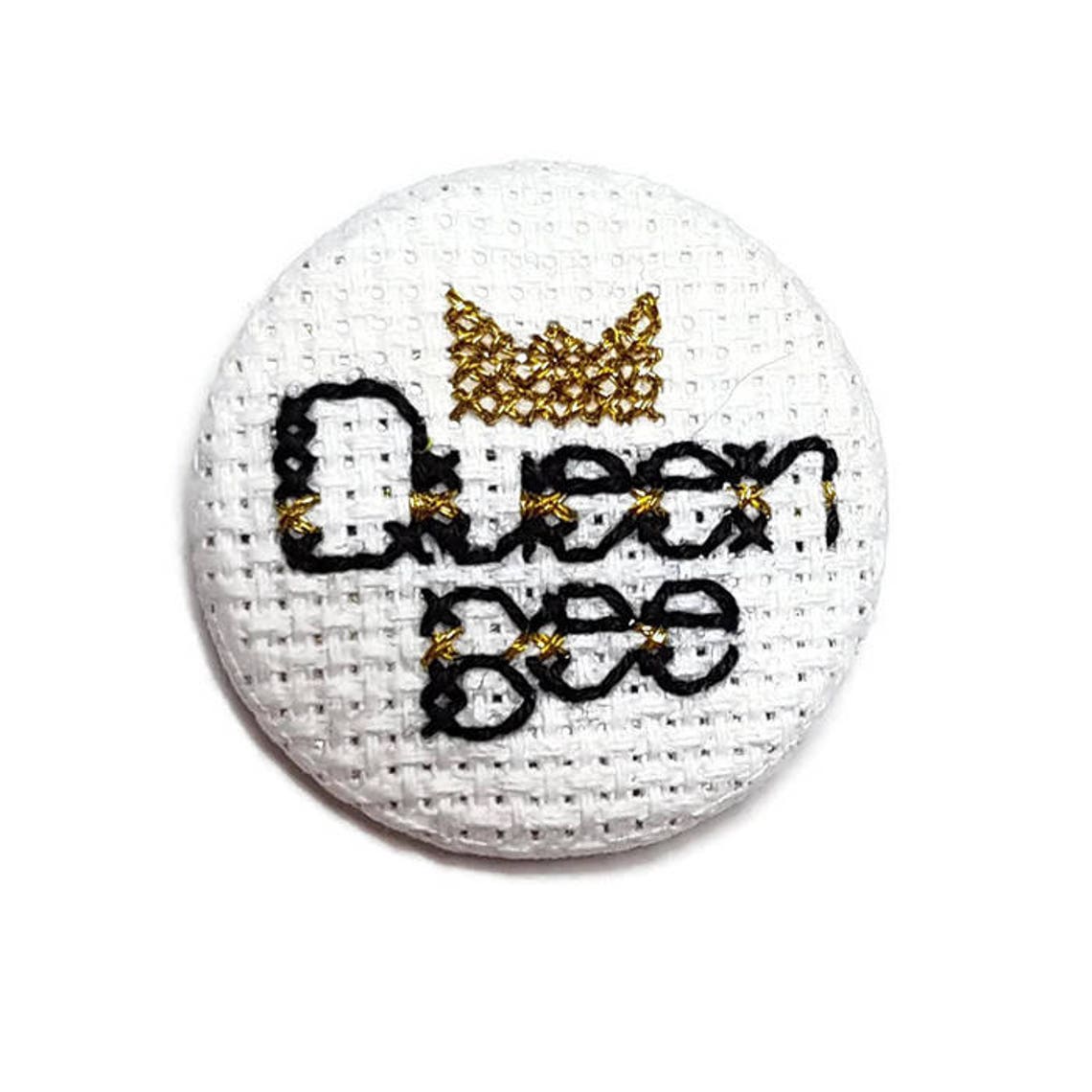 Queen Bee Pin Feminist Brooch-jacket Lapel Pin-bag Flair-cute - Etsy