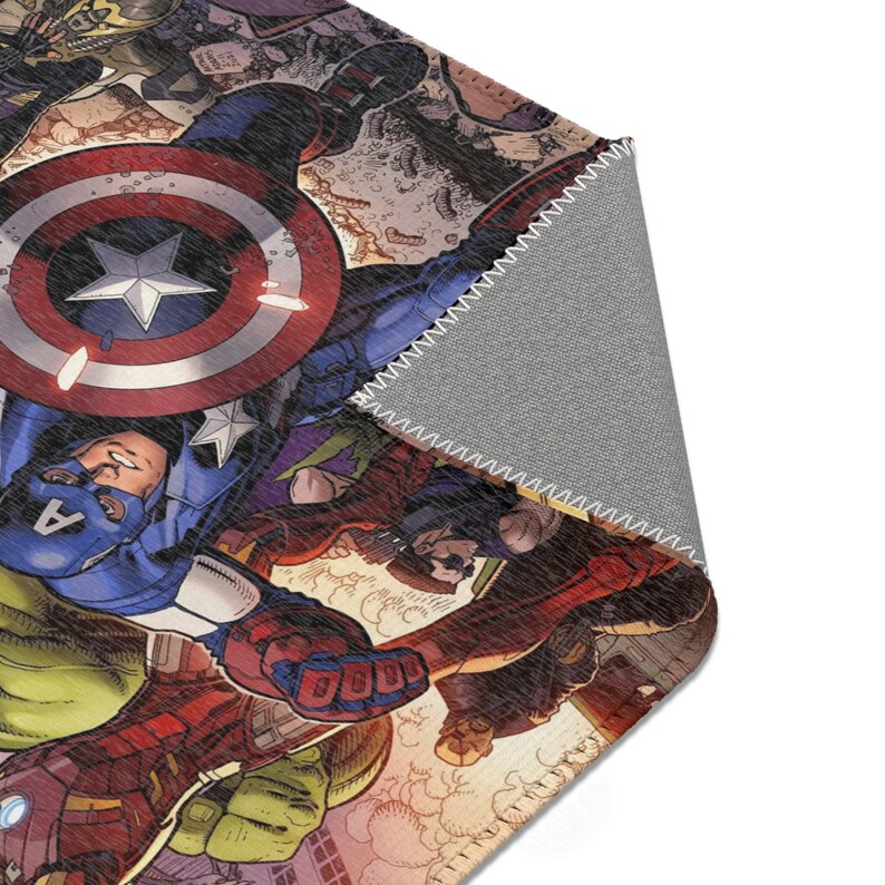 Avengers Comic Rug - Etsy