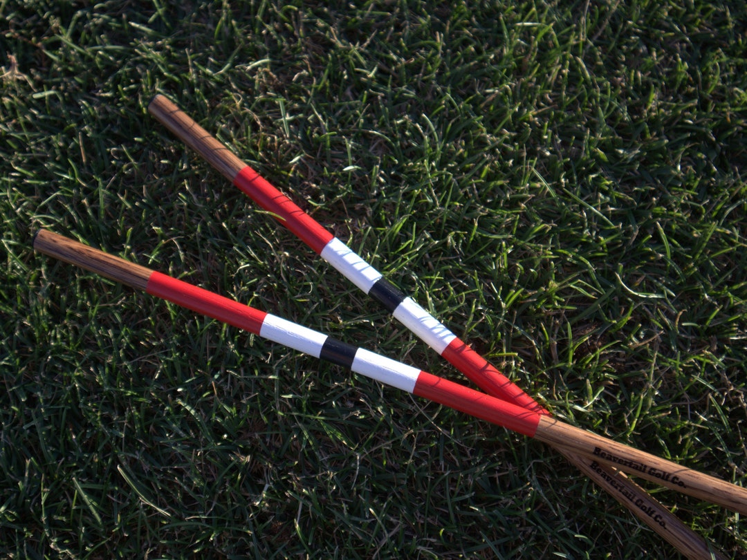 The Jordan Beaversticks - Hickory Golf Alignment Sticks - Etsy